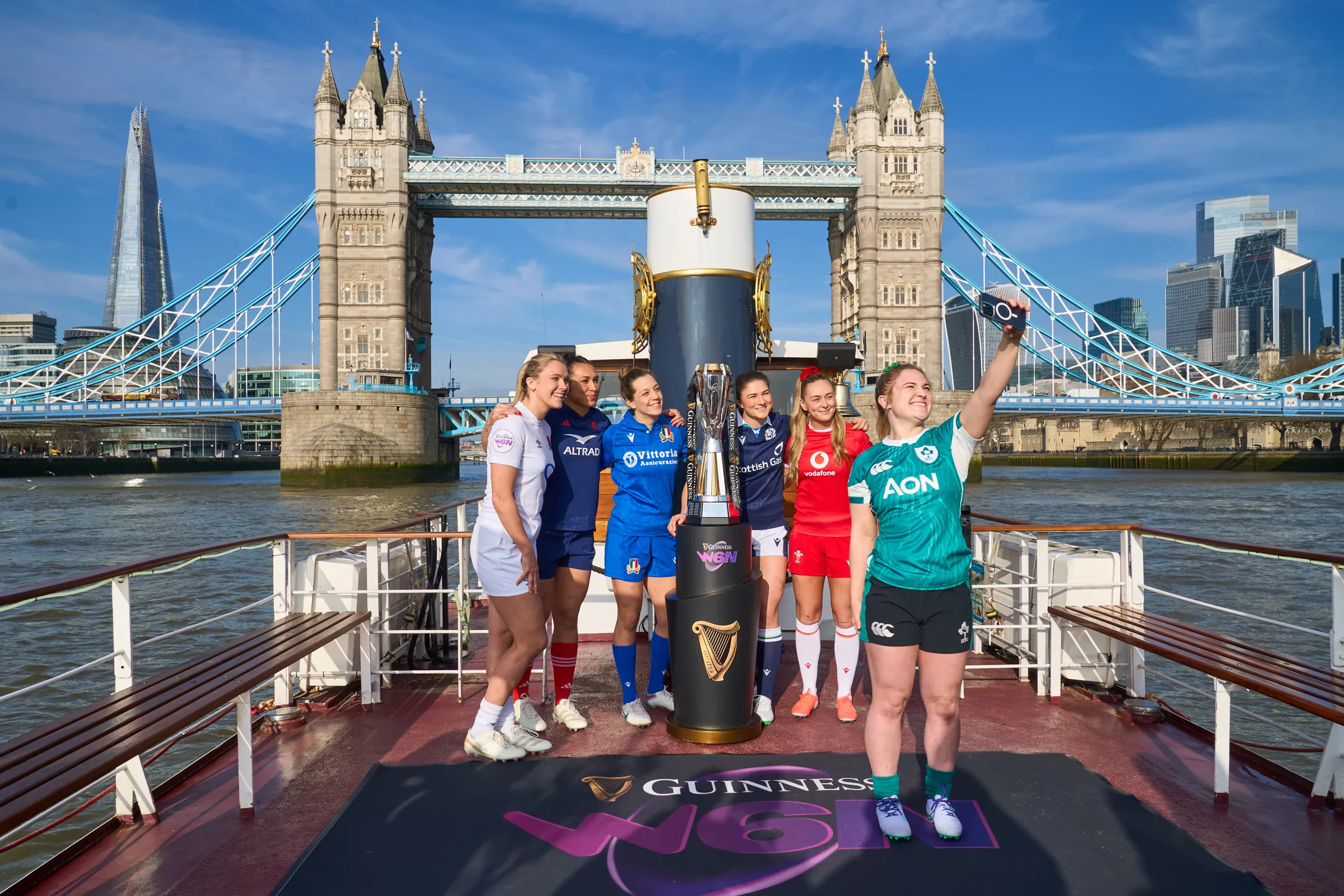 The 2025 Guinness Women’s Six Nations Launch Event (Boat) - Six Nations ...